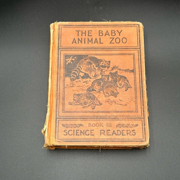 Antique | Other | Antique The Baby Animal Zoo Book Iii Science Reader ...